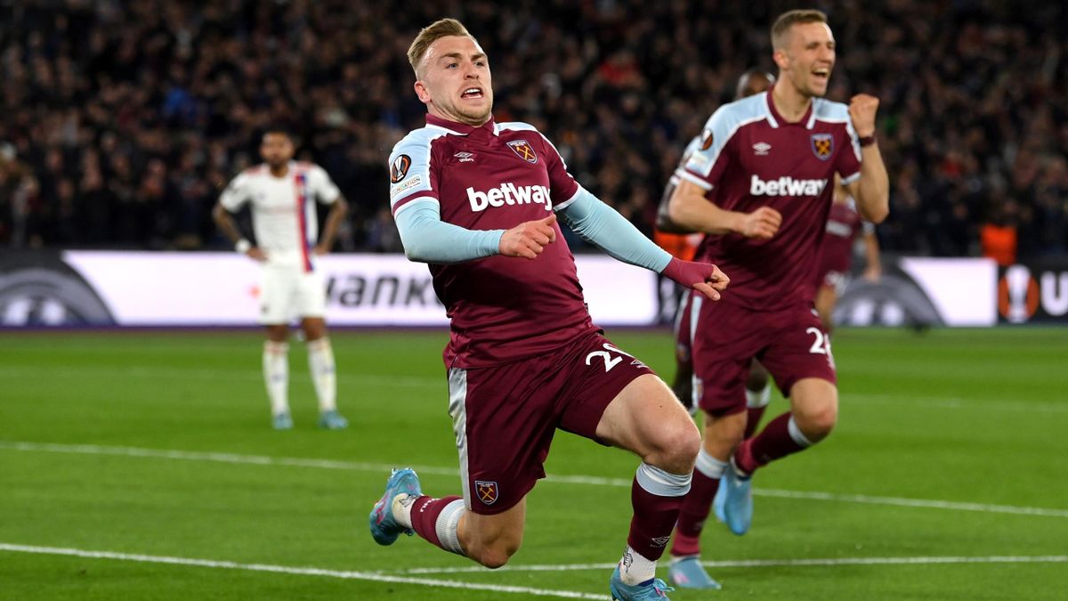 Jarrod Bowen goal helps 10-man West Ham draw with Lyon - Wewabet.com